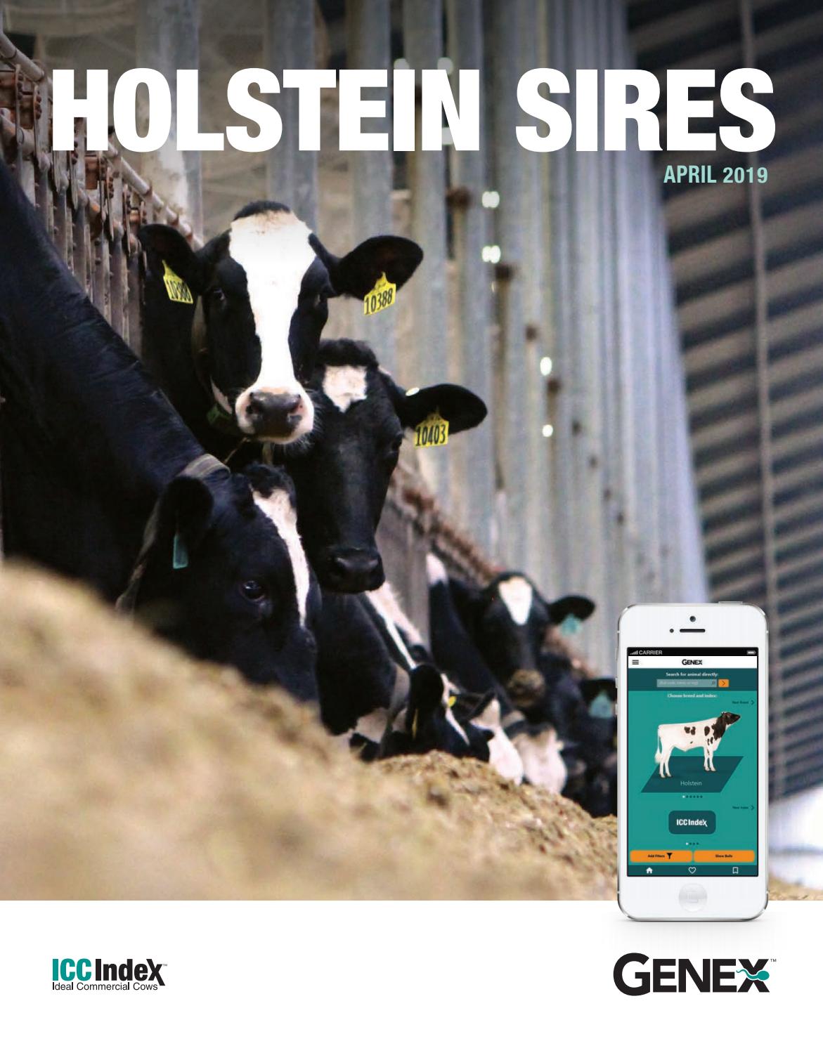 GENEX Holstein Sires by GENEX - Issuu