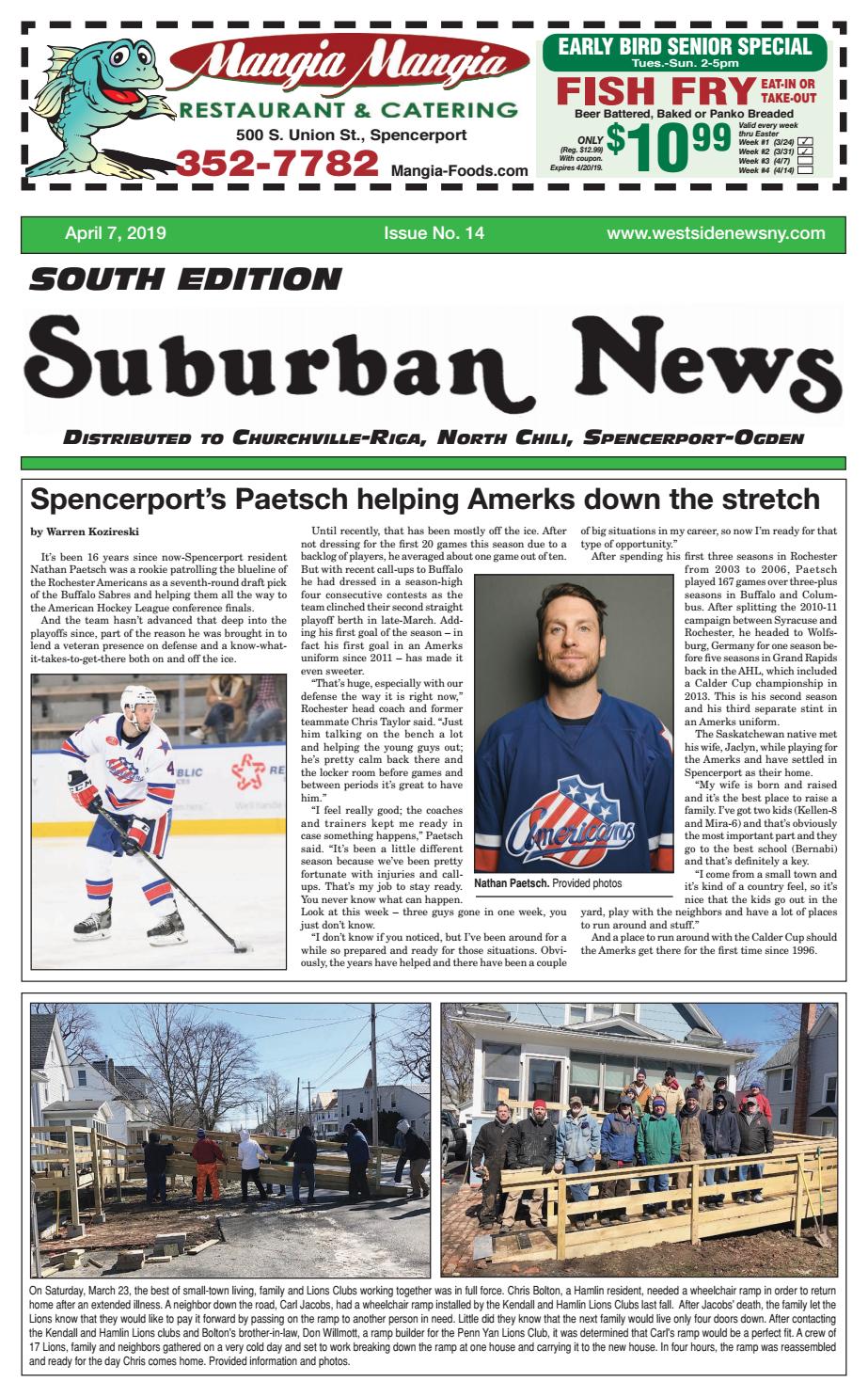 Suburban News South Edition - April 7, 2019 by Westside News Inc. - Issuu