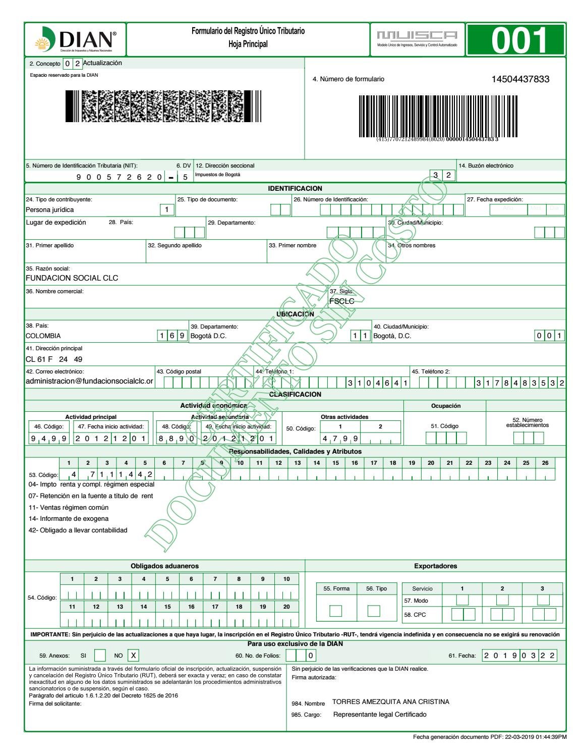 Rut Completo FSCLC by Mauricio Samper - Issuu