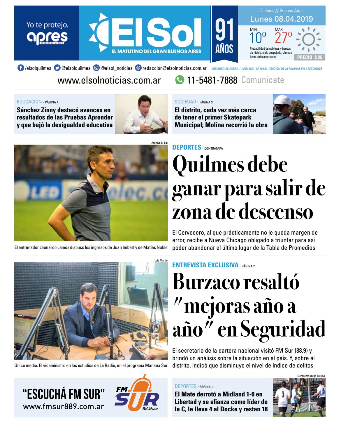 Diario El Sol 08-04-2019 by Diario EL SOL - Issuu