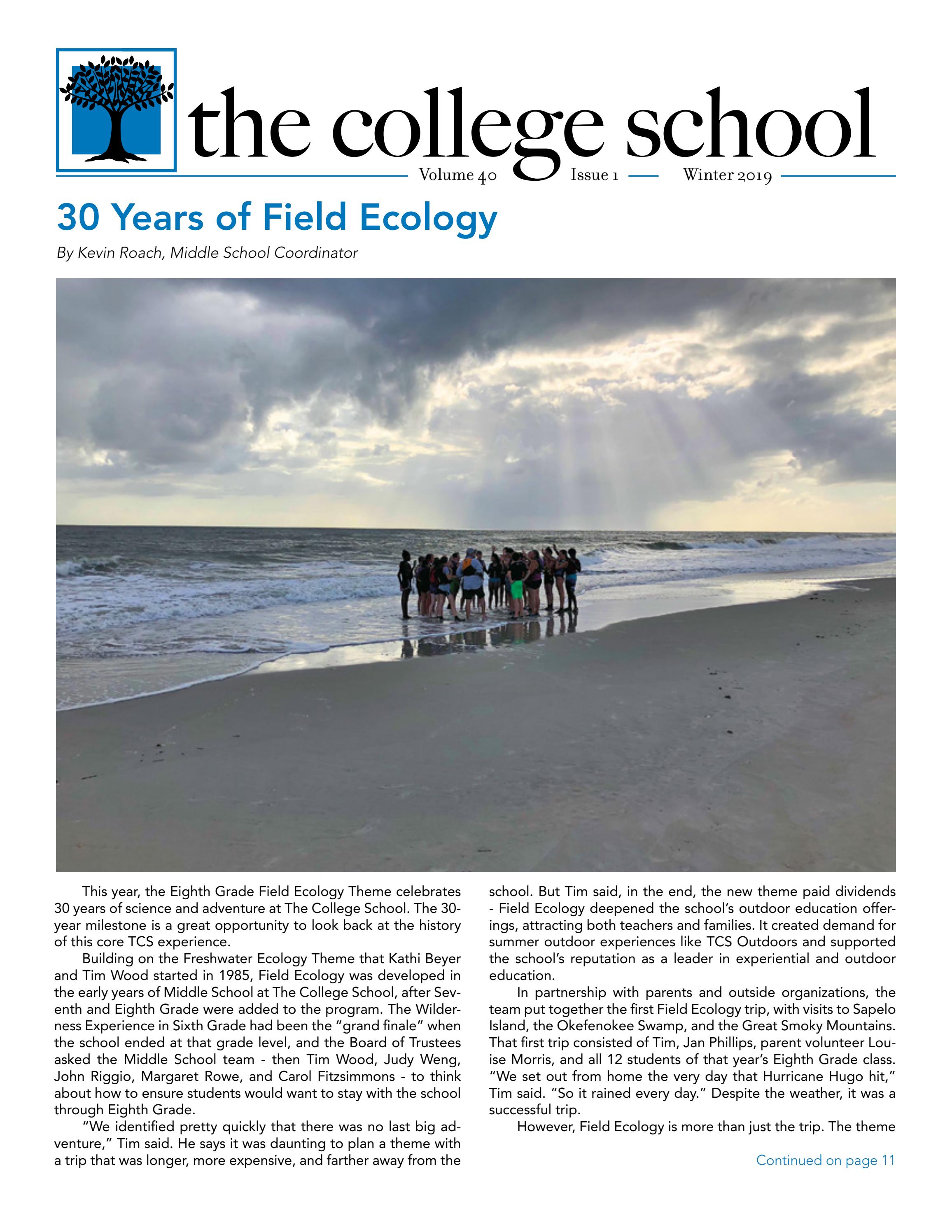 The College School Newsletter - Winter 2019 by The College School - Issuu