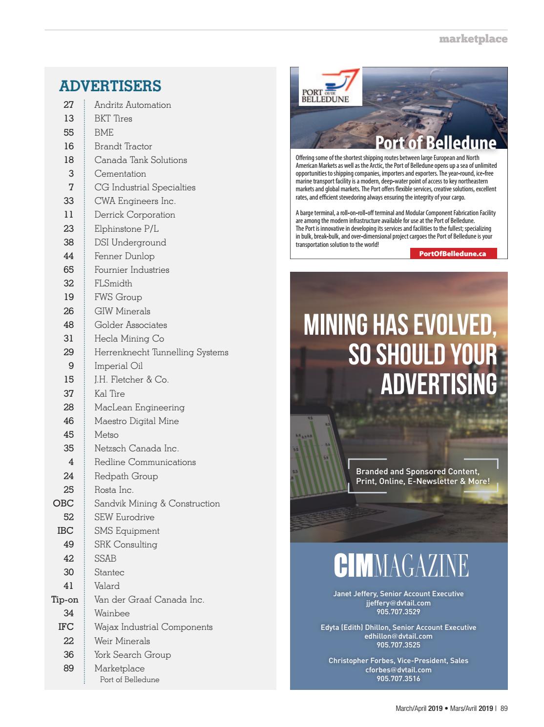 CIM Magazine March April 2019 By CIM ICM Publications Issuu CIM Magazine March April 2019 By CIM ICM Publications Issuu
