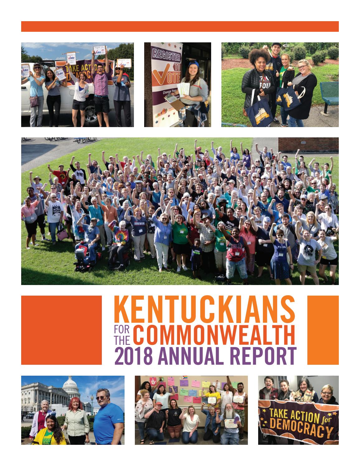 KFTC's 2018 Annual Report by Kentuckians For The Commonwealth - Issuu