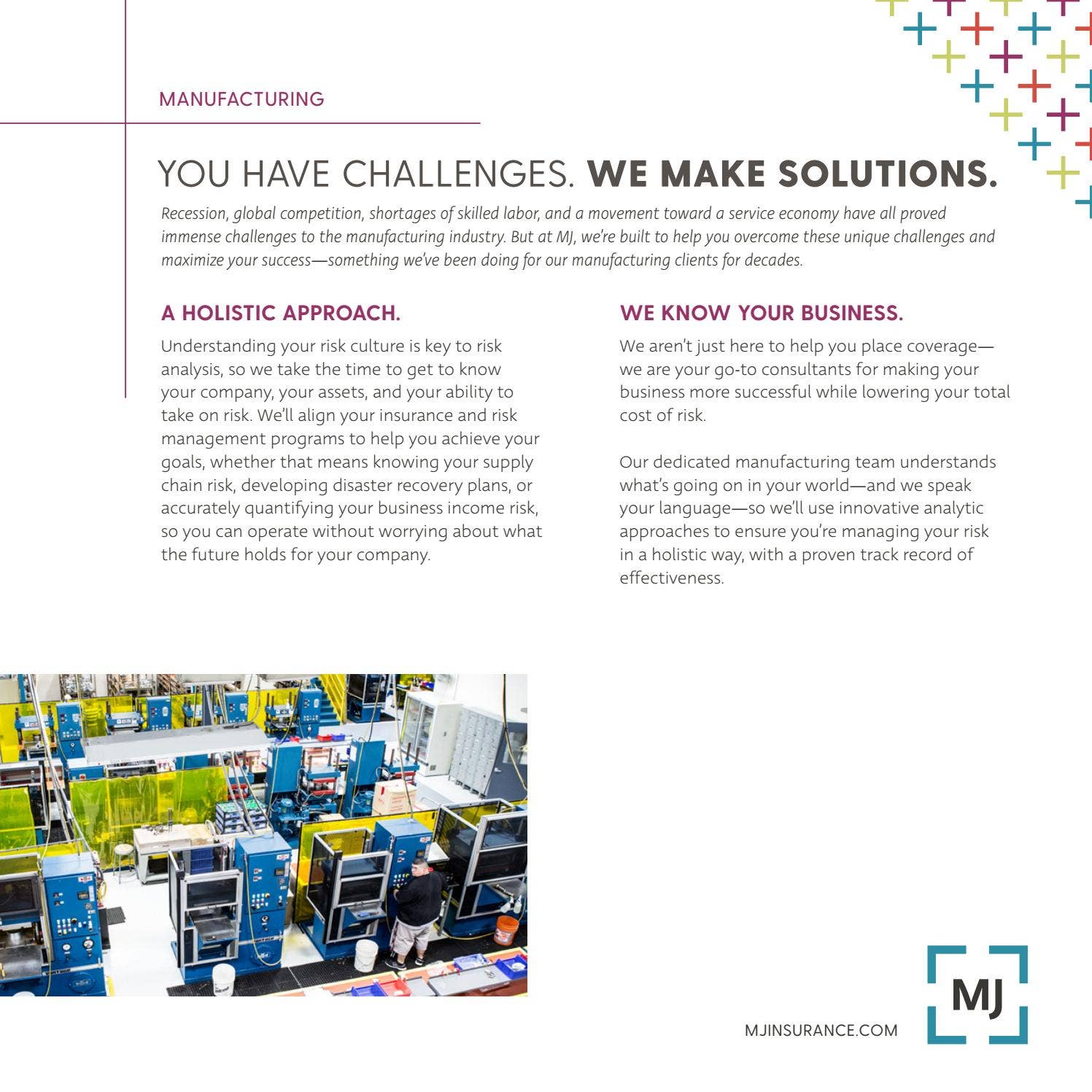 Manufacturing - MJ Insurance by The MJ Companies - Issuu