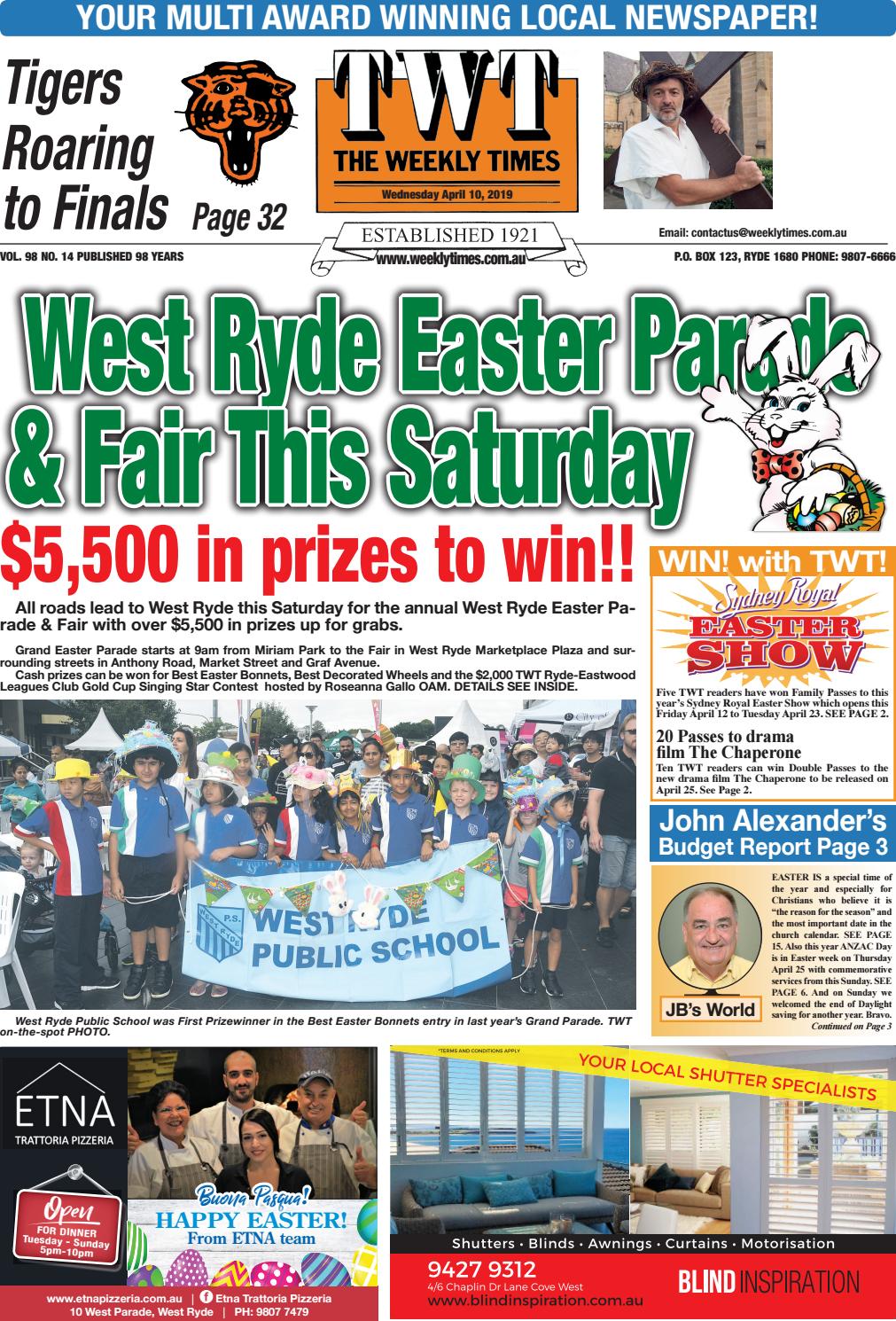 The Weekly Times - 10th April 2019 by The Weekly Times - Issuu