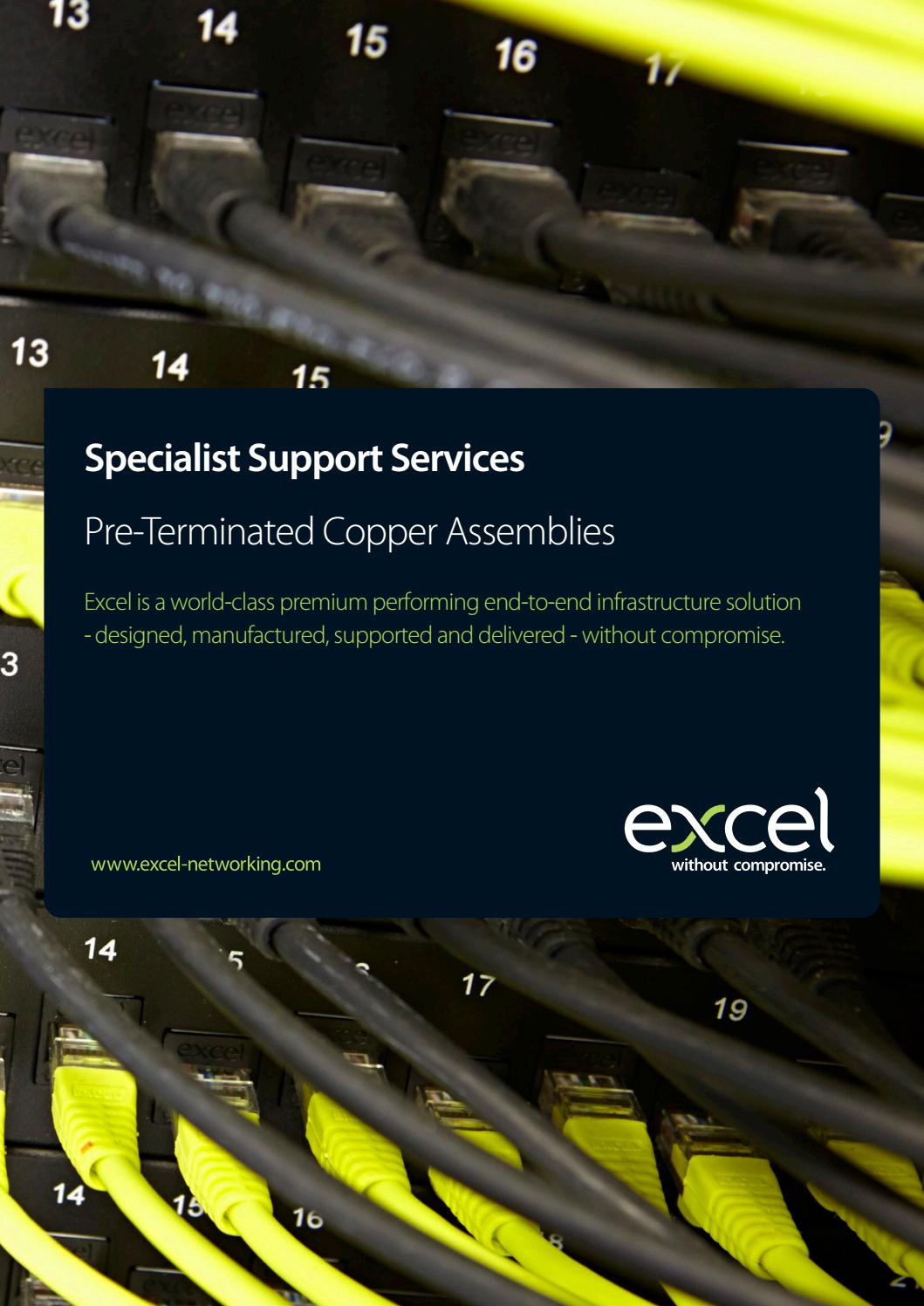 Excel Pre-Terminated Copper Assemblies by Mayflex - Issuu