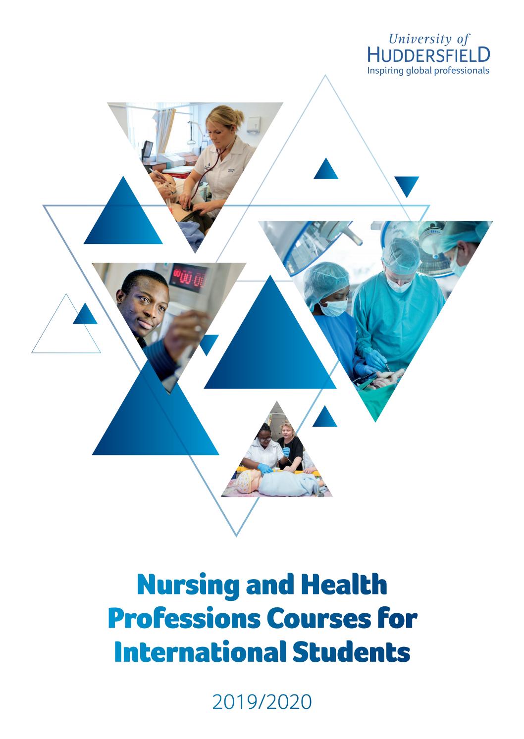 Nursing and Health Professions Courses for International Students 2019/ ...