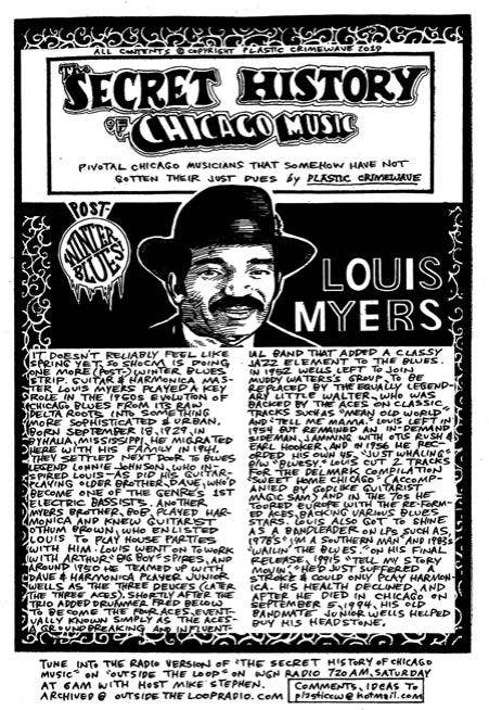The Secret History of Chicago Music: Louis Myers by Chicago Reader - Issuu