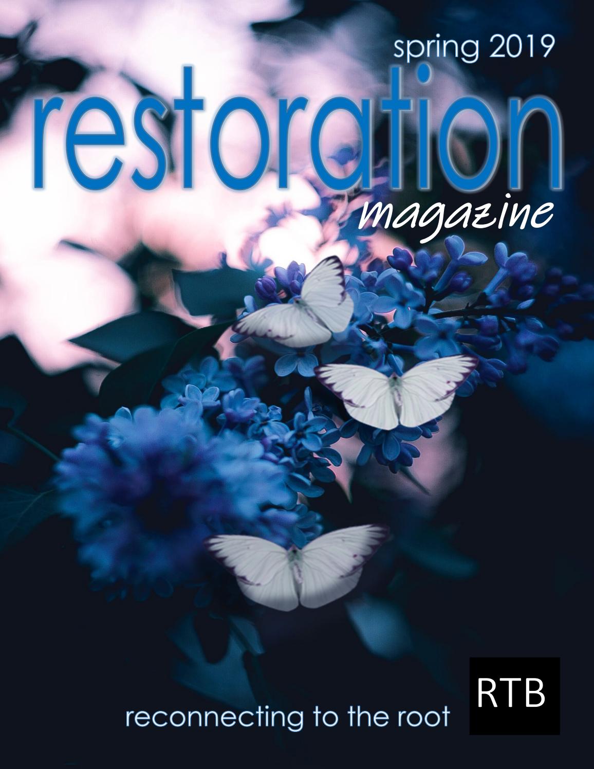RESTORATION Magazine Passover 2019 Issue by RESTORATION Magazine - Issuu