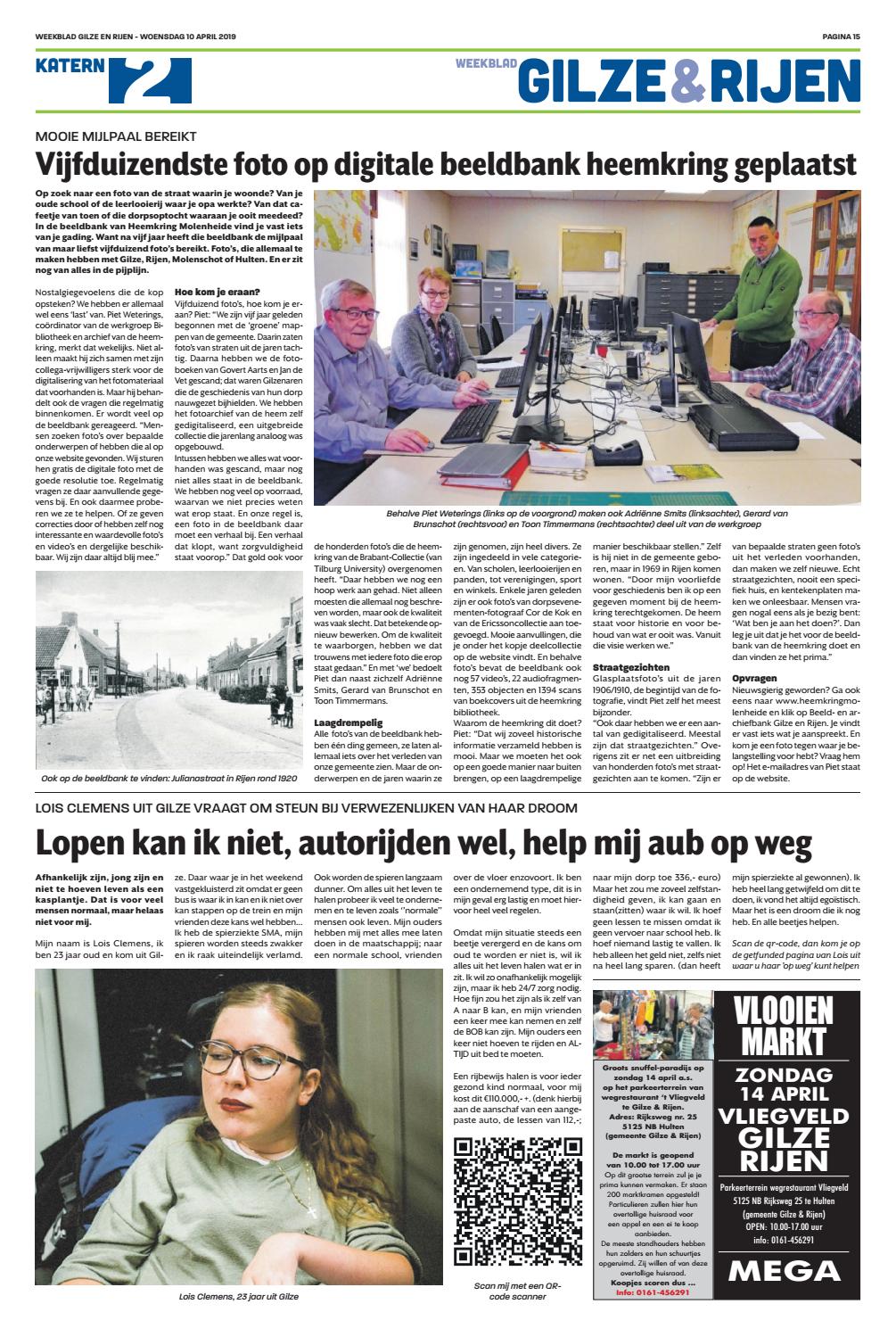 Weekblad Gilze en Rijen 10-04-2019 by Uitgeverij Em de Jong - Issuu