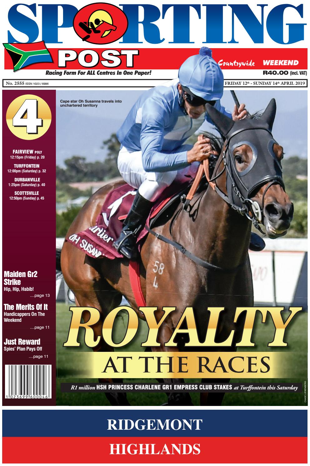 12-14 Apr #2555 Sporting Post by Sporting Post - Issuu