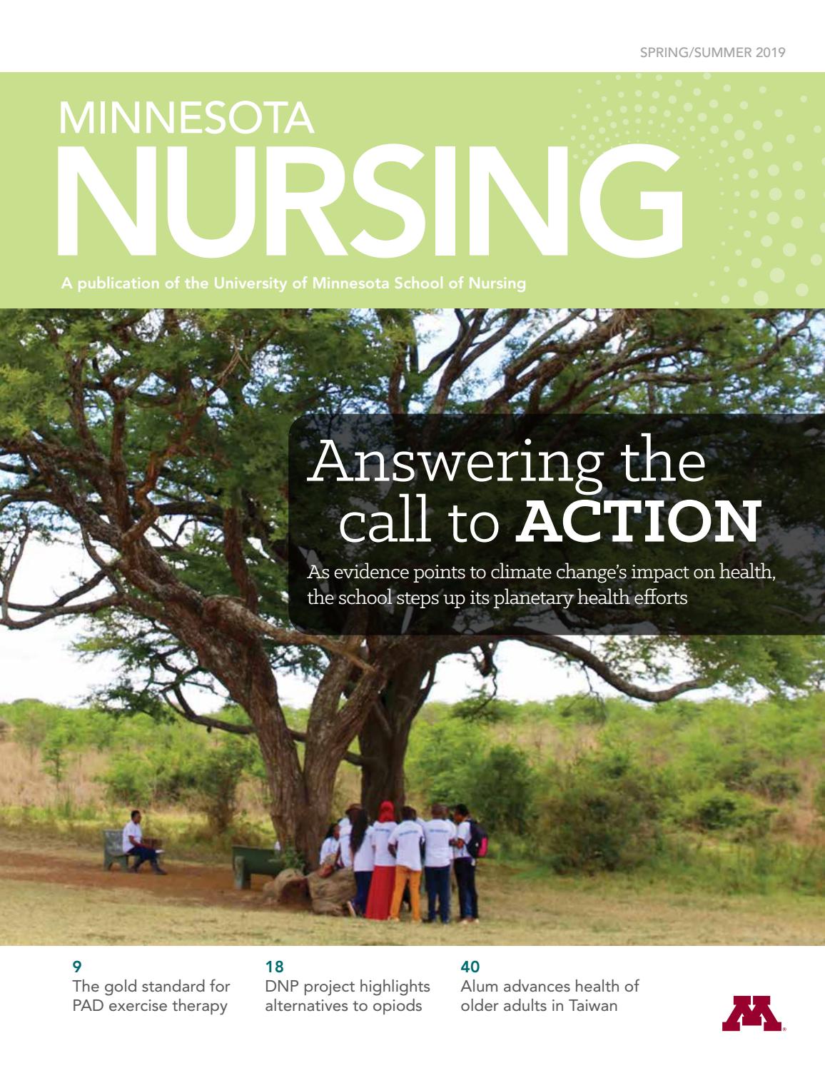 Minnesota Nursing Magazine Spring Summer 2019 by School of Nursing - Issuu