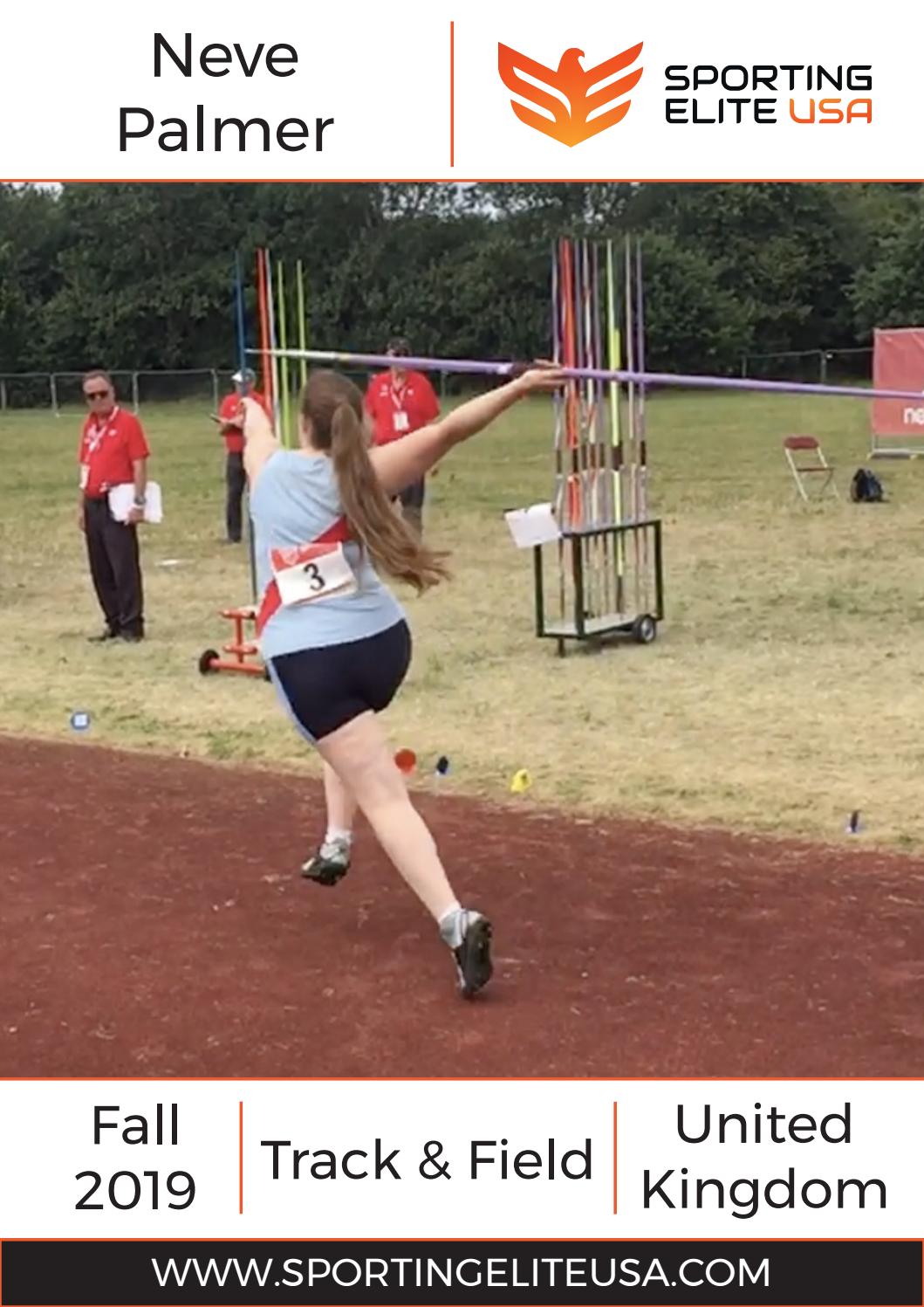 Neve Palmer Sporting CV by Sporting Elite USA - Issuu