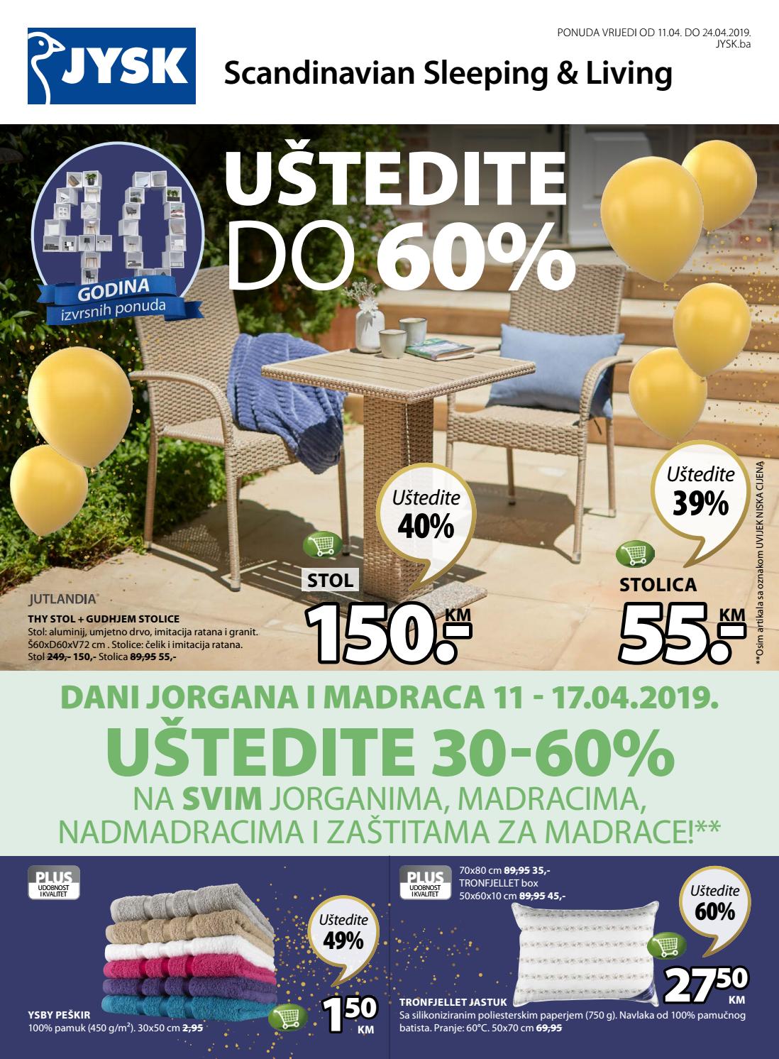 JYSK BiH katalog od 11.-24.04.2019. by Catalog.hr - Issuu