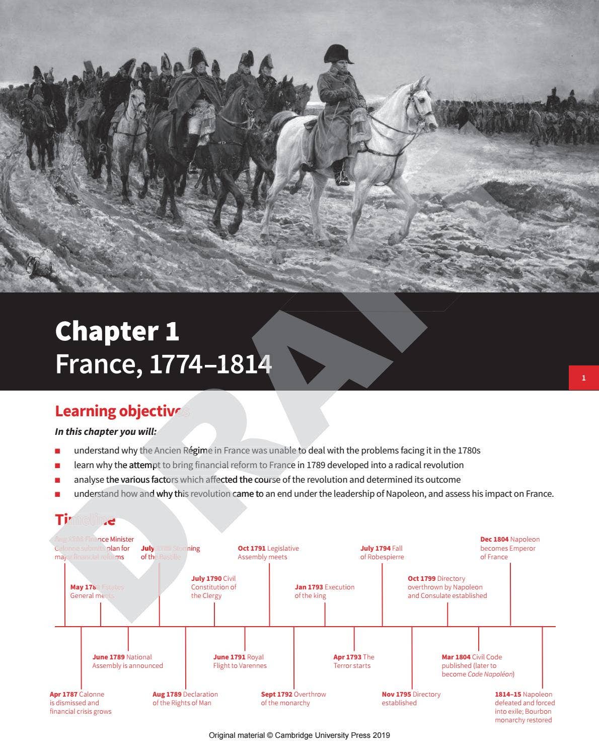 AS modern Europe History sample by Cambridge International Education ...