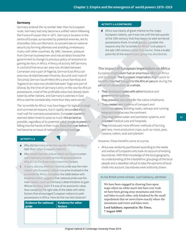AS International History sample by Cambridge International Education ...