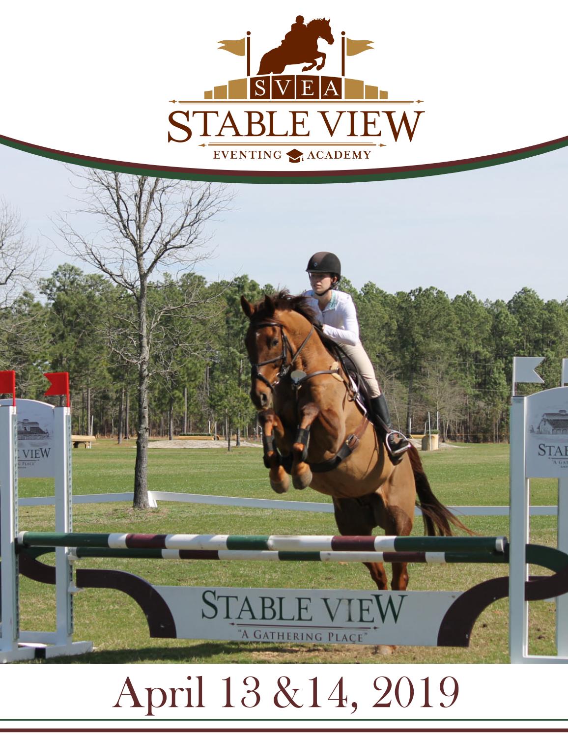Stable View Eventing Academy - April 2019 by StableView - Issuu