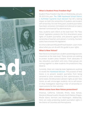 Student Press Freedom Day - Know Your Rights by Issuu - Issuu