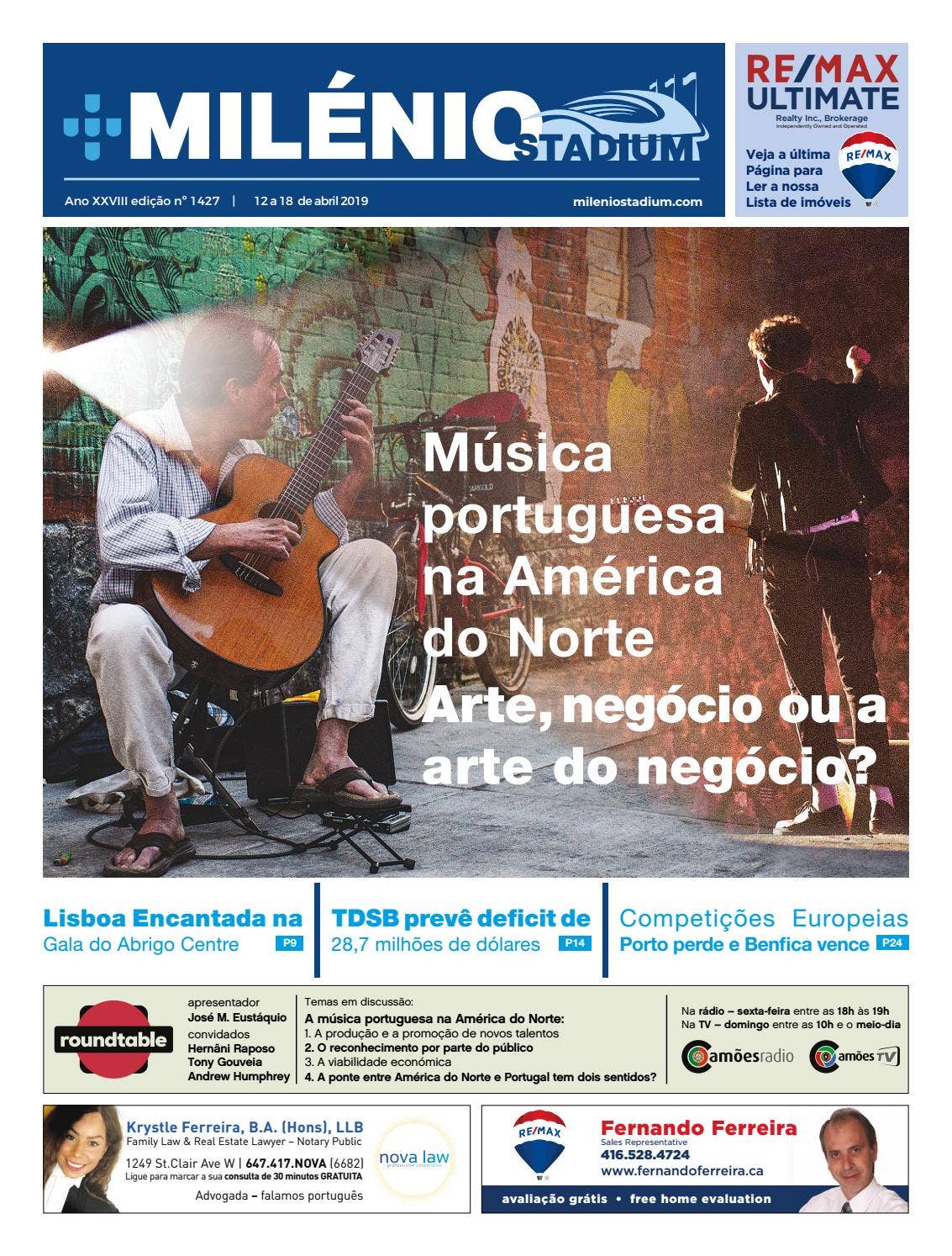 Milénio Stadium - Edição 1427 - 2019-04-12 by Milénio Stadium - Issuu