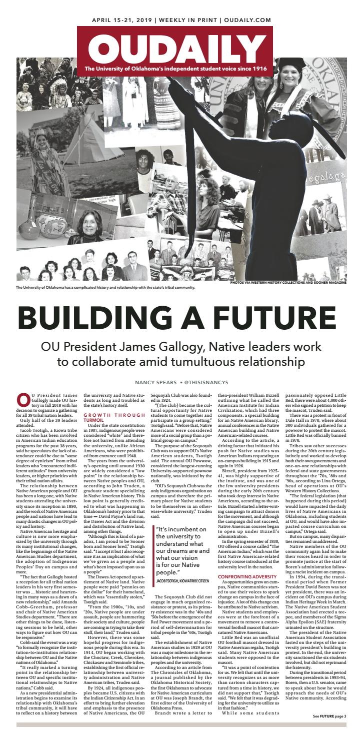 April 15-21, 2019 by OU Daily - Issuu
