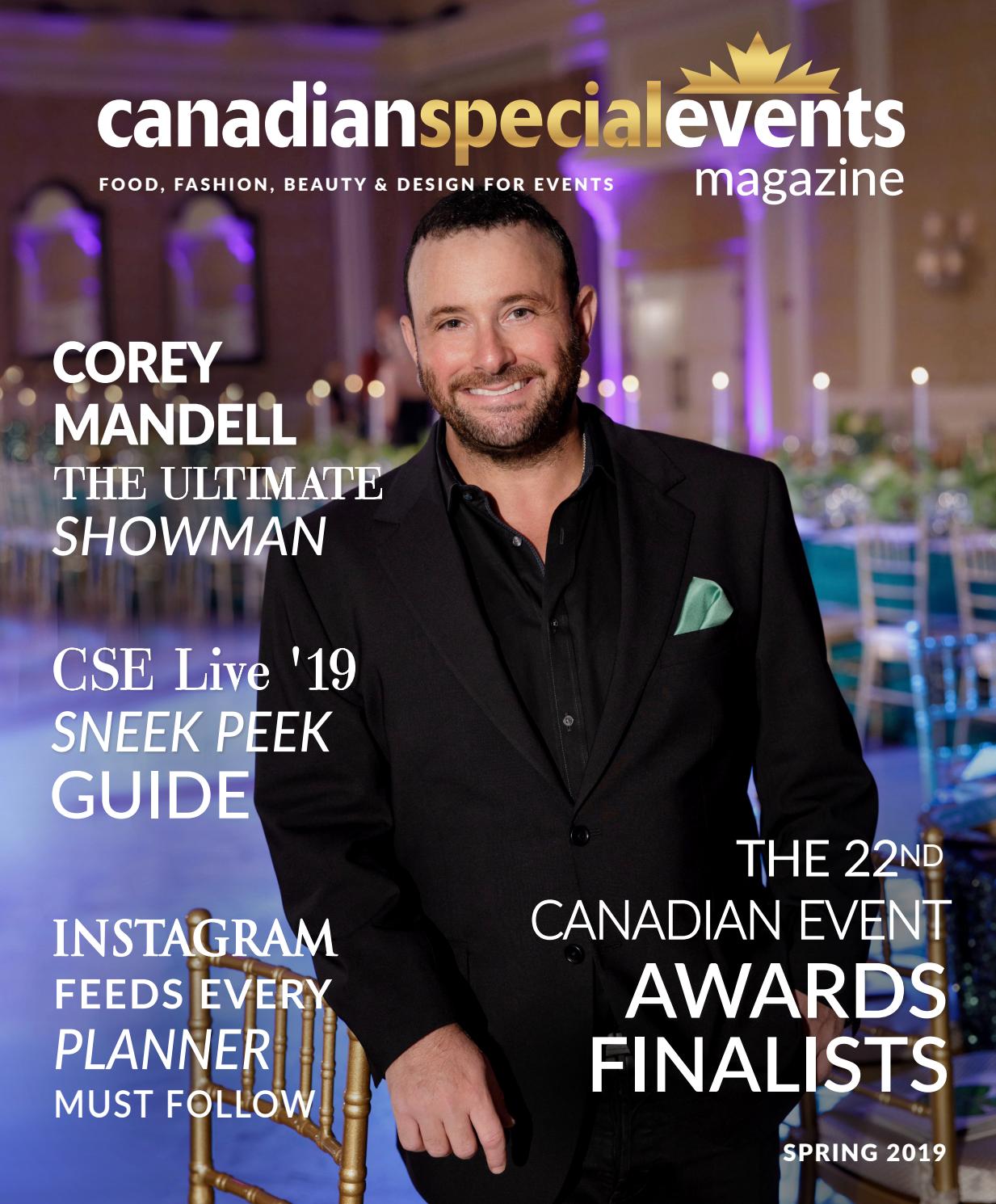 Canadian Special Events Magazine Spring 2019 by Canadian Special Events ...