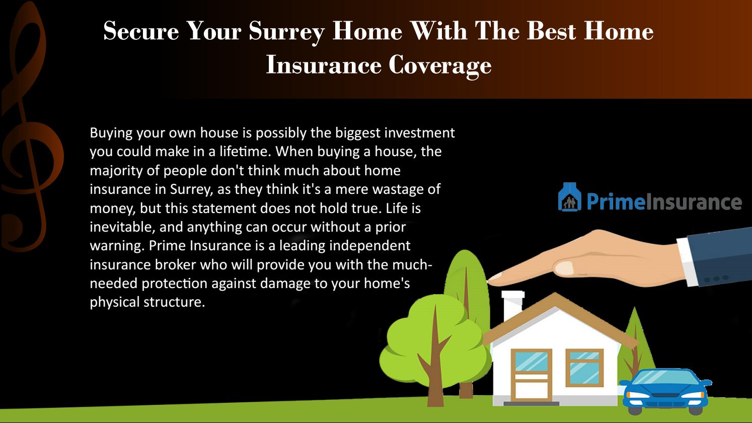 Secure Your Surrey Home With The Best Home Insurance Coverage by Prime ...