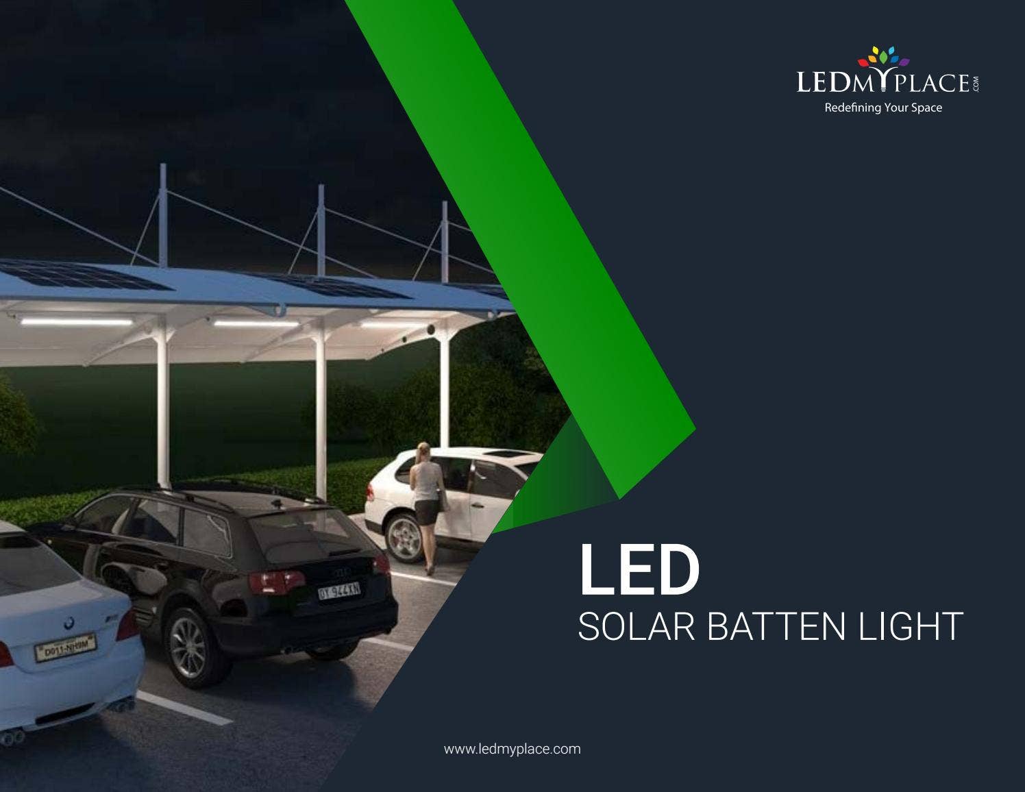 All In One Solar Powered LED Batten Light Kit By LEDMyplace by ...