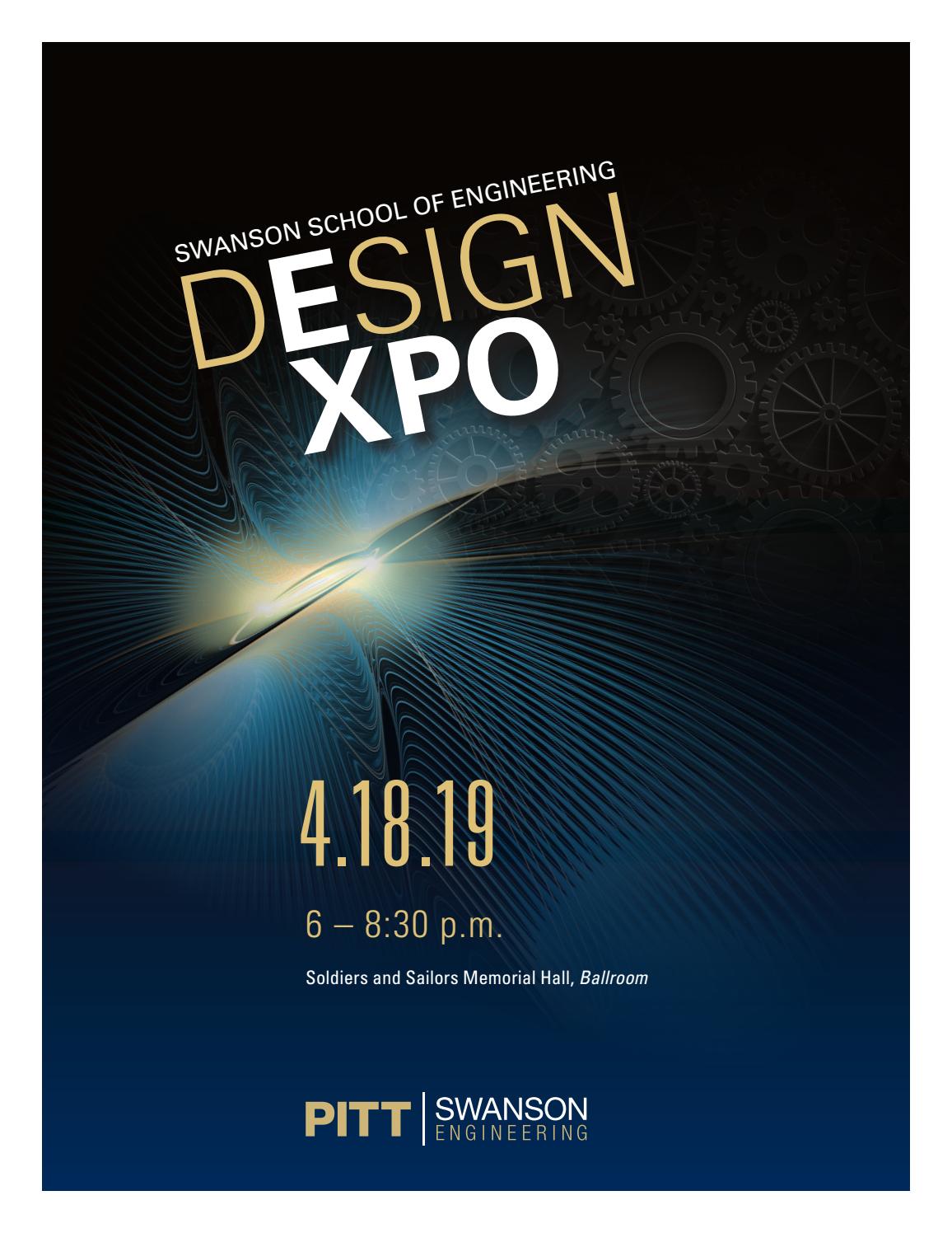 2019 Swanson School of Engineering Design Expo by PITT | SWANSON School ...
