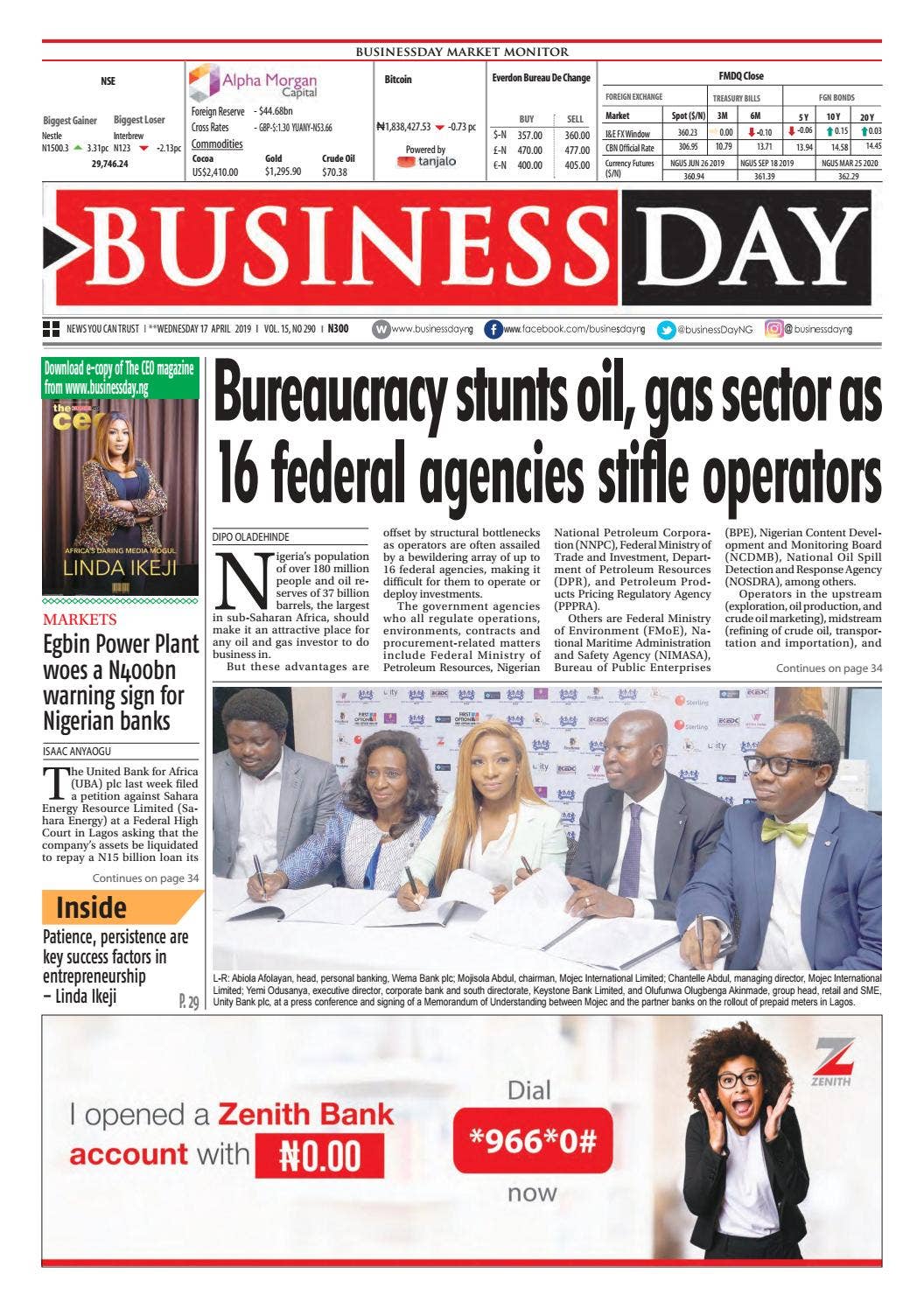 BusinessDay 17 Apr 2019 by BusinessDay - Issuu