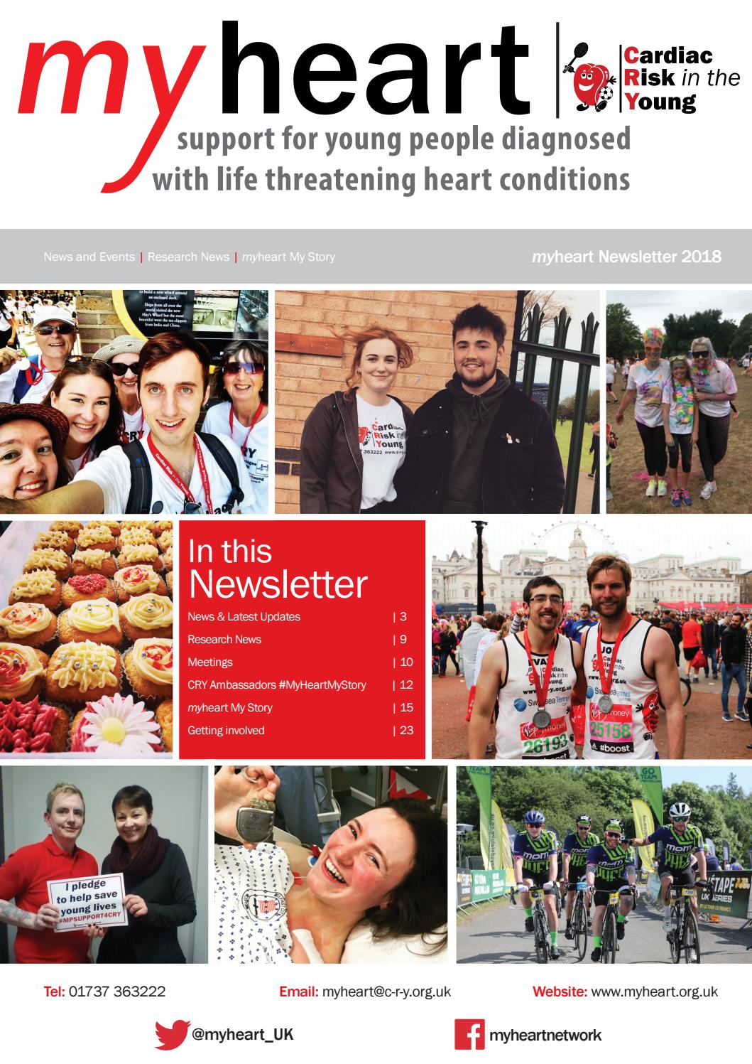 myheart Newsletter 2018 by Cardiac Risk in the Young - Issuu