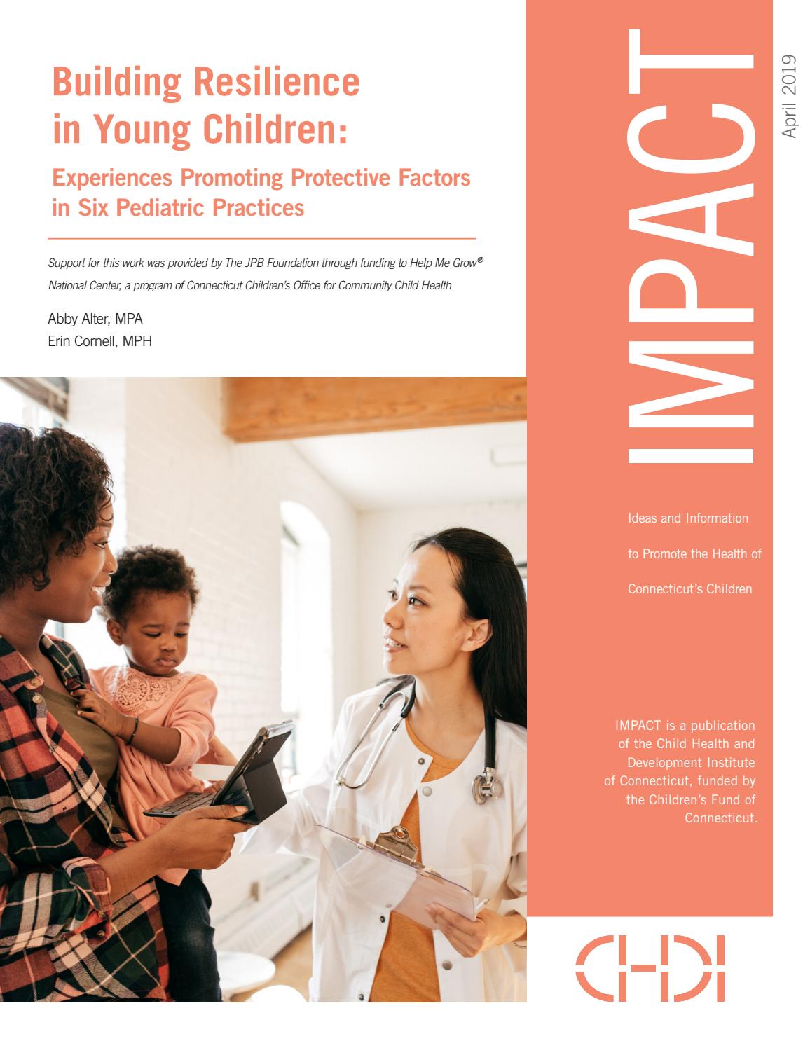Building Resilience in Young Children: Experiences Promoting Protective ...