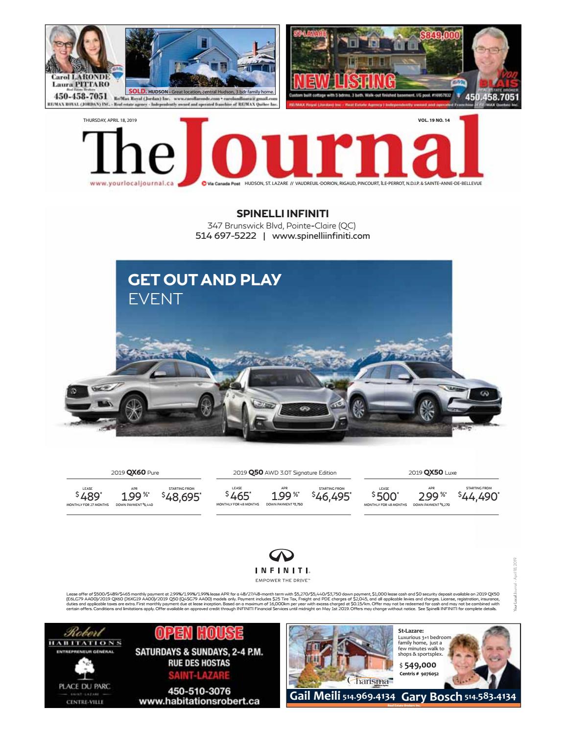 The Journal - Thursday, April 18th 2019 by Your Local Journal - Issuu
