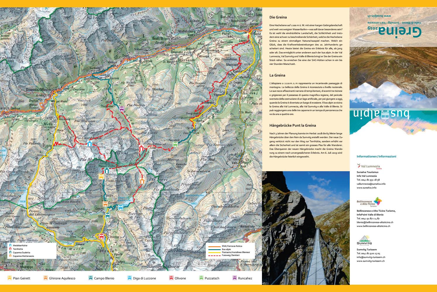 Flyer Bus Alpin Greina by Surselva Tourismus - Issuu