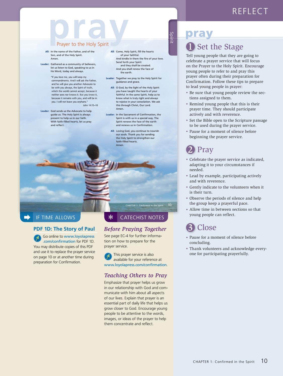 Confirmed in the Spirit Catechist Guide | Bilingual by Loyola Press - Issuu