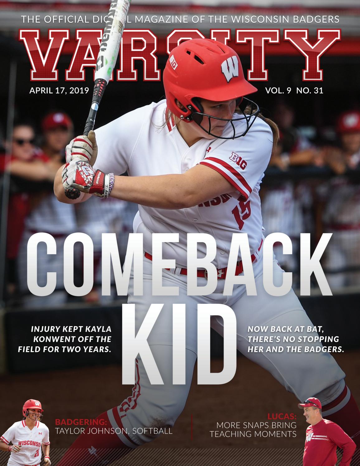 Varsity Magazine - April 17, 2019 by Wisconsin Badgers - Issuu