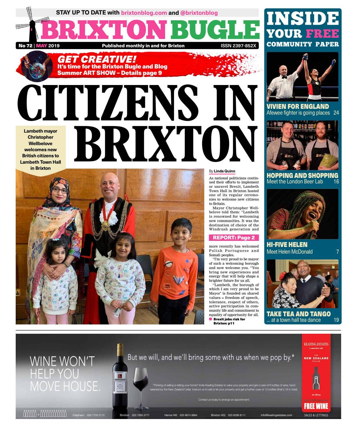 Brixton Bugle May 2019 by Brixton Bugle - Issuu