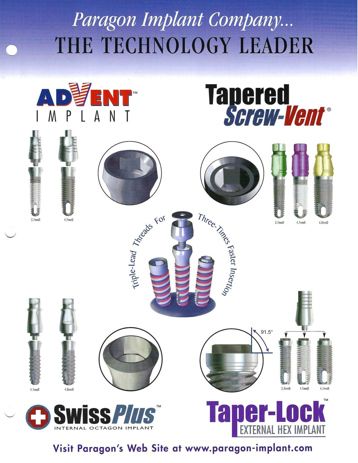 Paragon Implant Company The Technology Leader - Paragon by Dr.Niznick ...