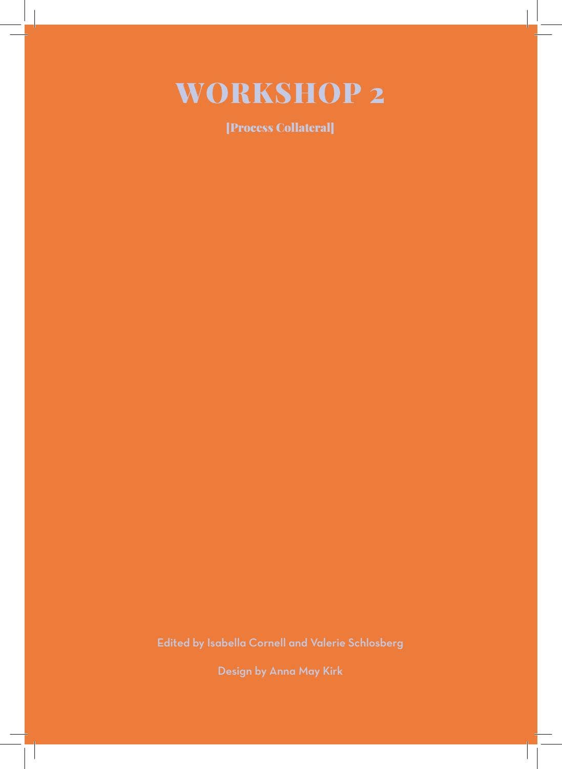 WORKSHOP 2 by Isabella Cornell - Issuu