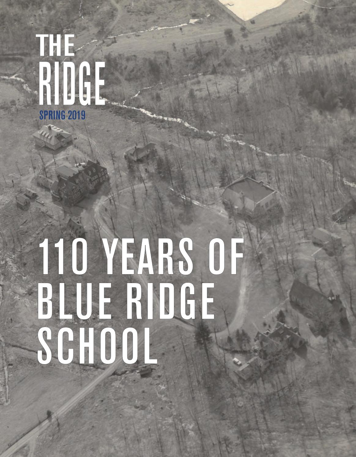 The Ridge - Spring 2019 by Blue Ridge School - Issuu