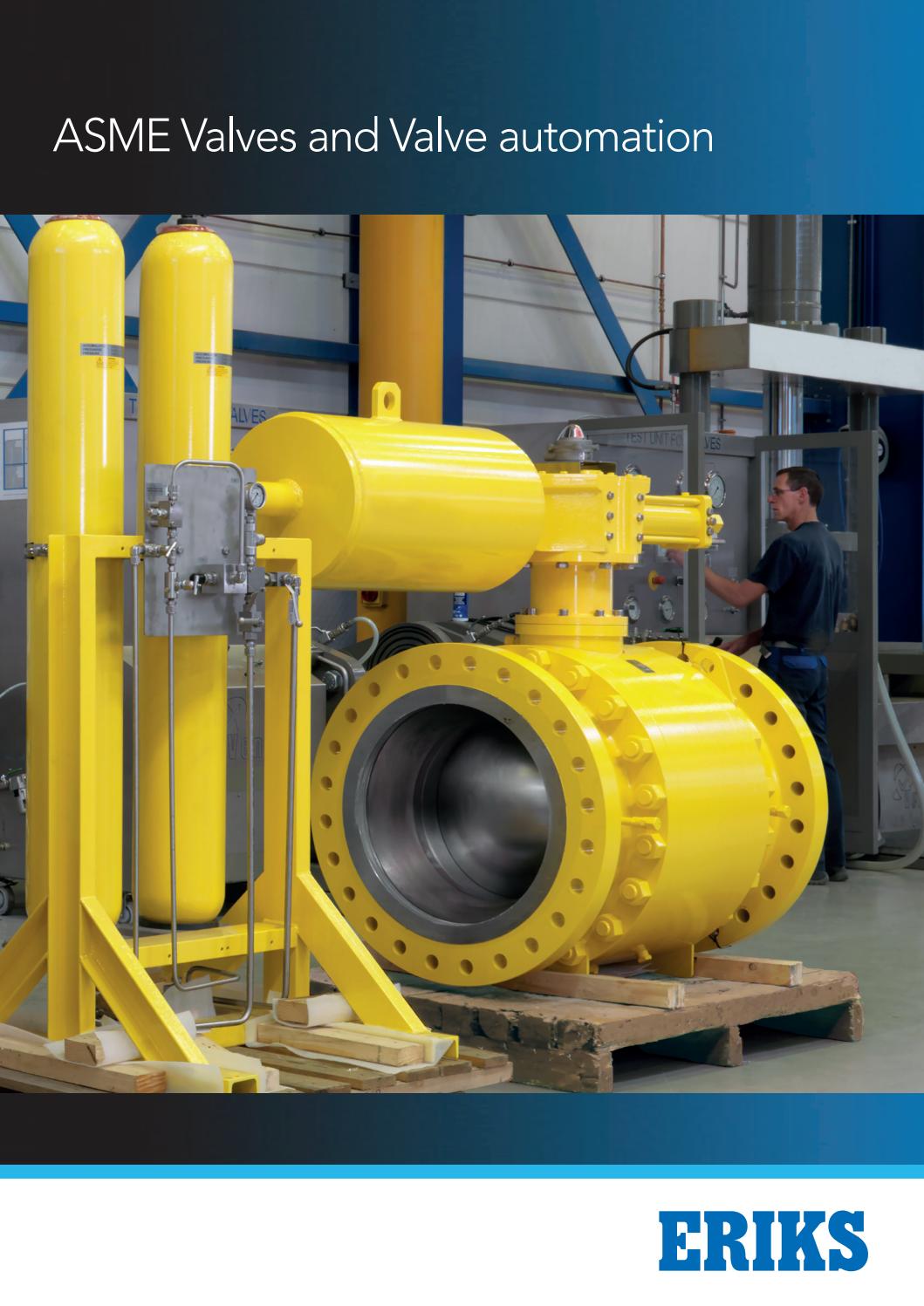 ASME Valves and Valve automation by ERIKS Nederland - Issuu
