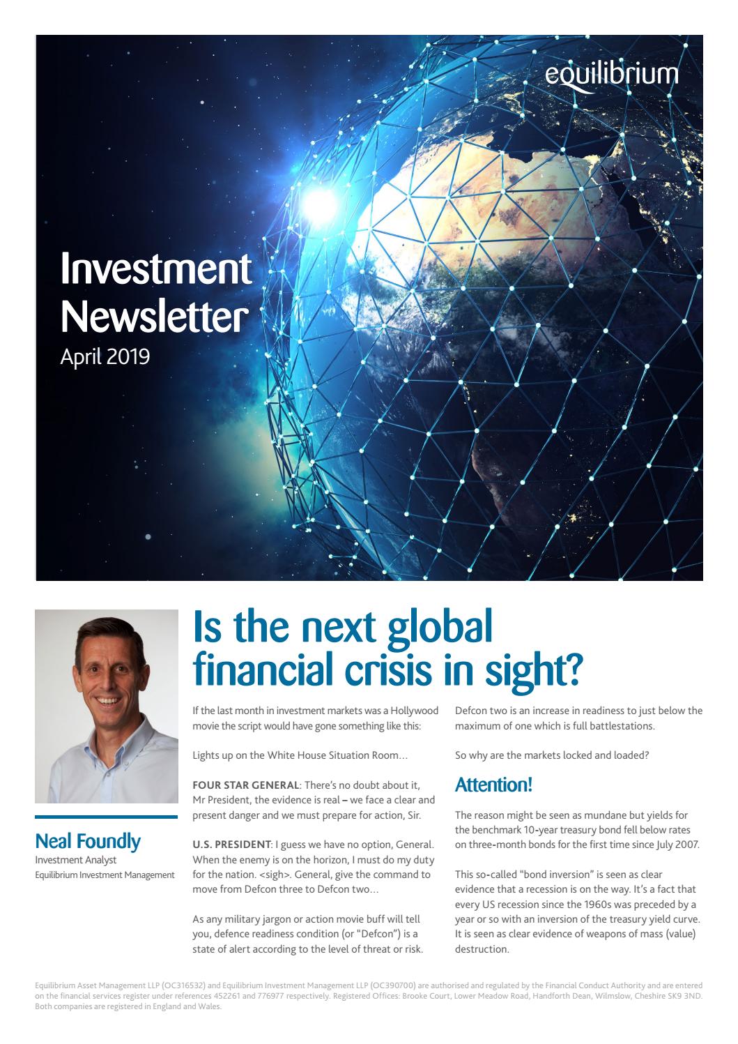 Investment Newsletter - April 2019 by Equilibrium Financial Planning ...