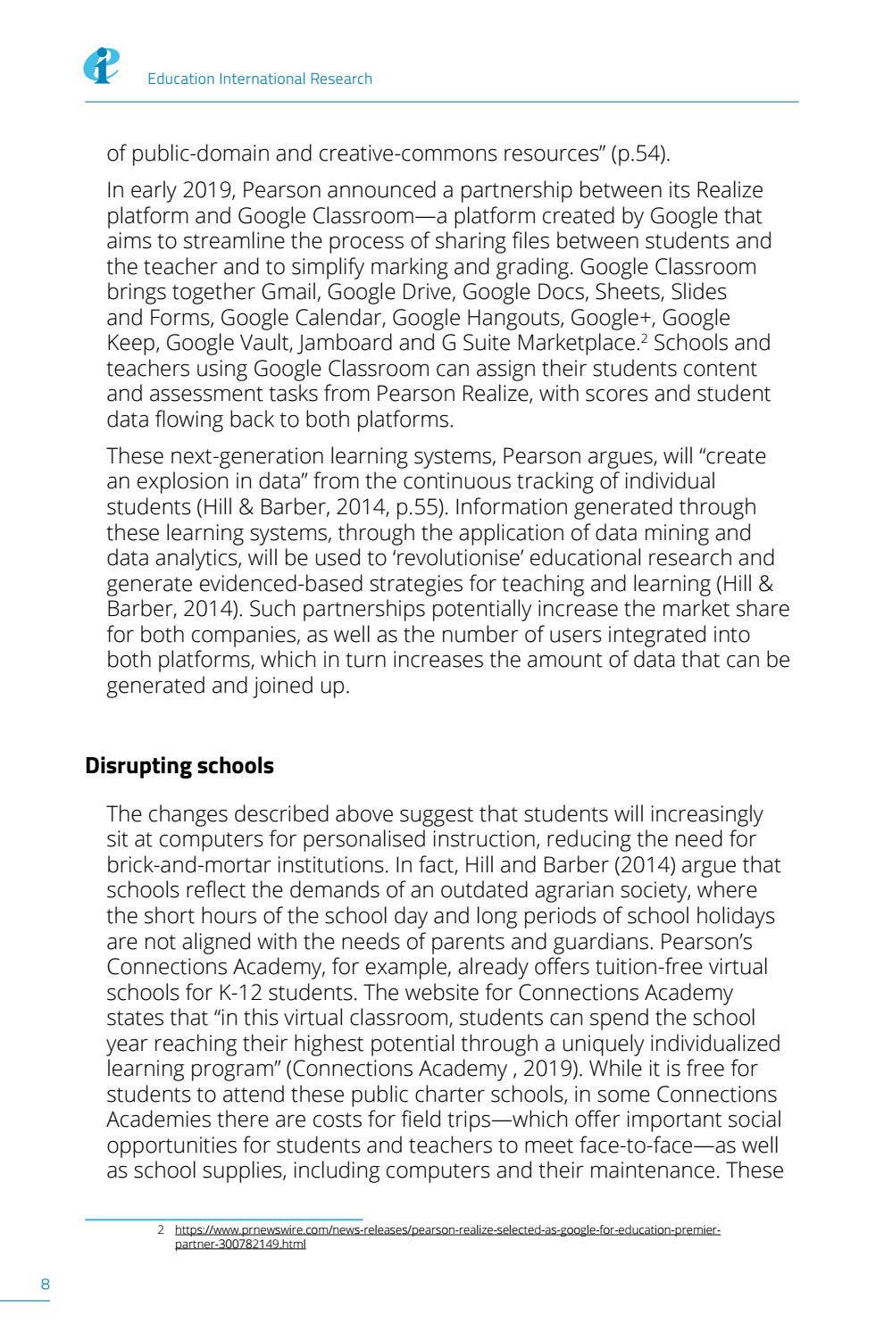 Pearson 2025: Transforming teaching and privatising education data by Education International ...