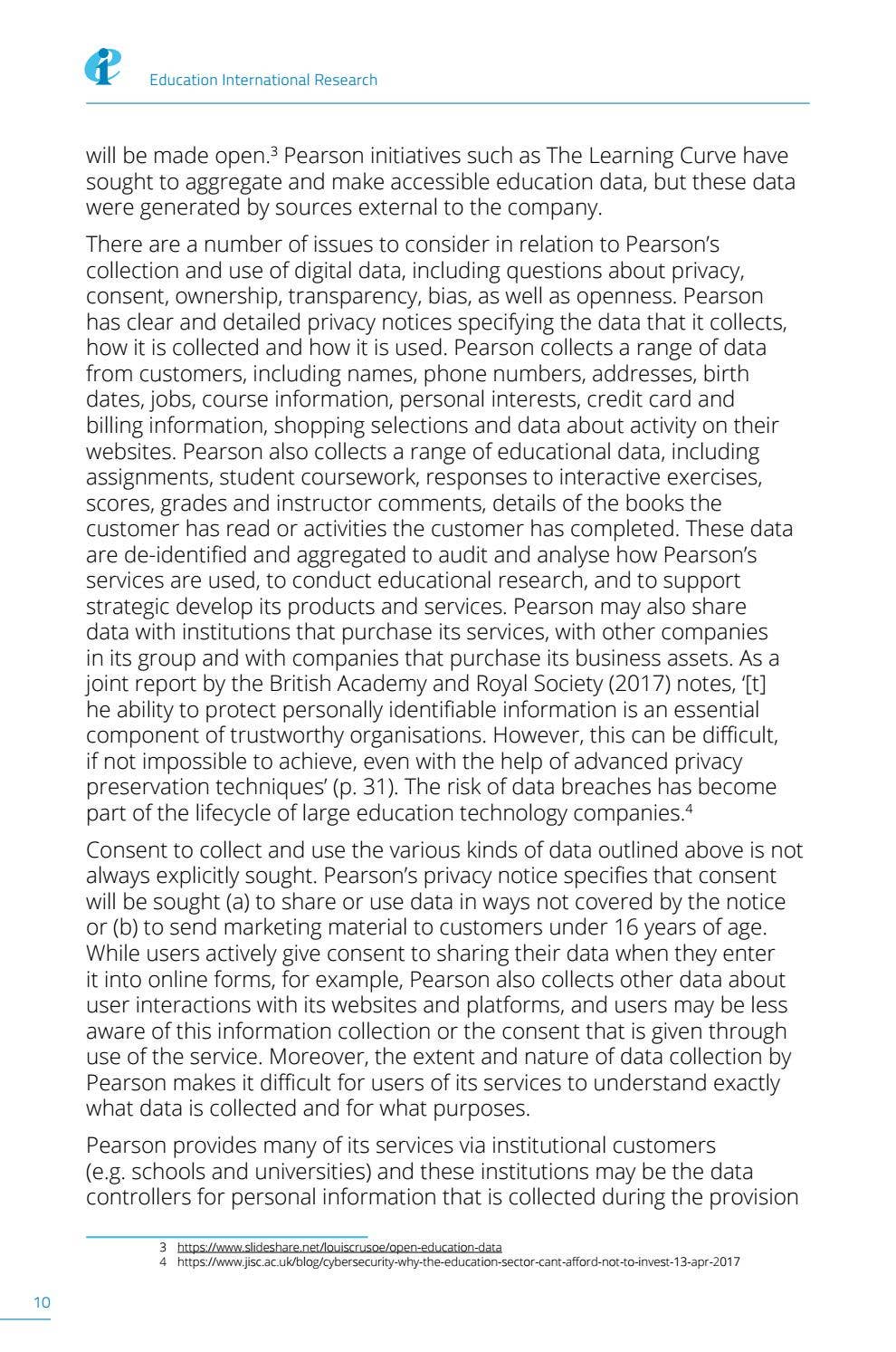 Pearson 2025: Transforming teaching and privatising education data by Education International ...