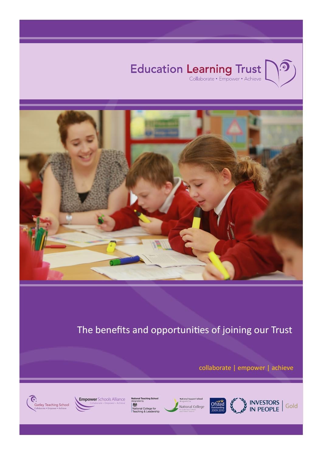 Education Learning Trust Prospectus by Schudio - Issuu