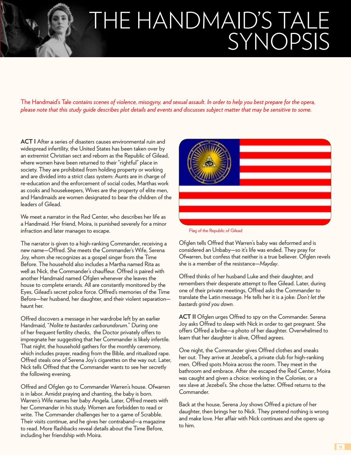 The Handmaid's Tale: A Student Study Guide by Boston Lyric Opera - Issuu