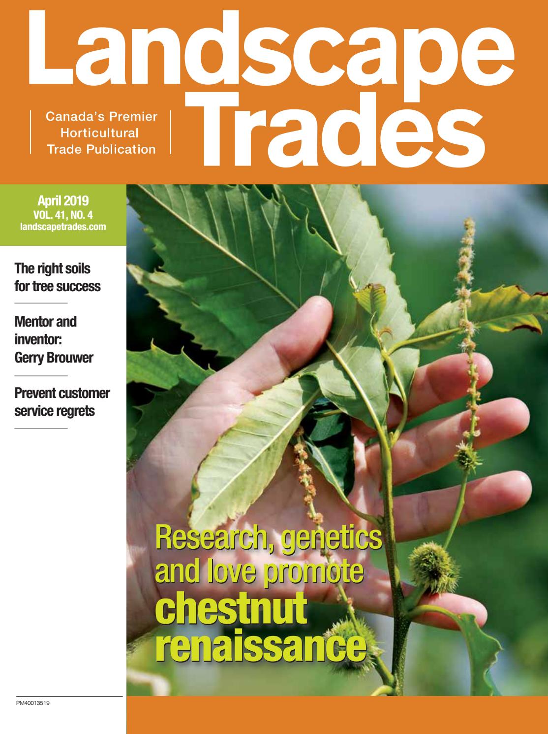 April 2019 Landscape Trades by Landscape Ontario - Issuu