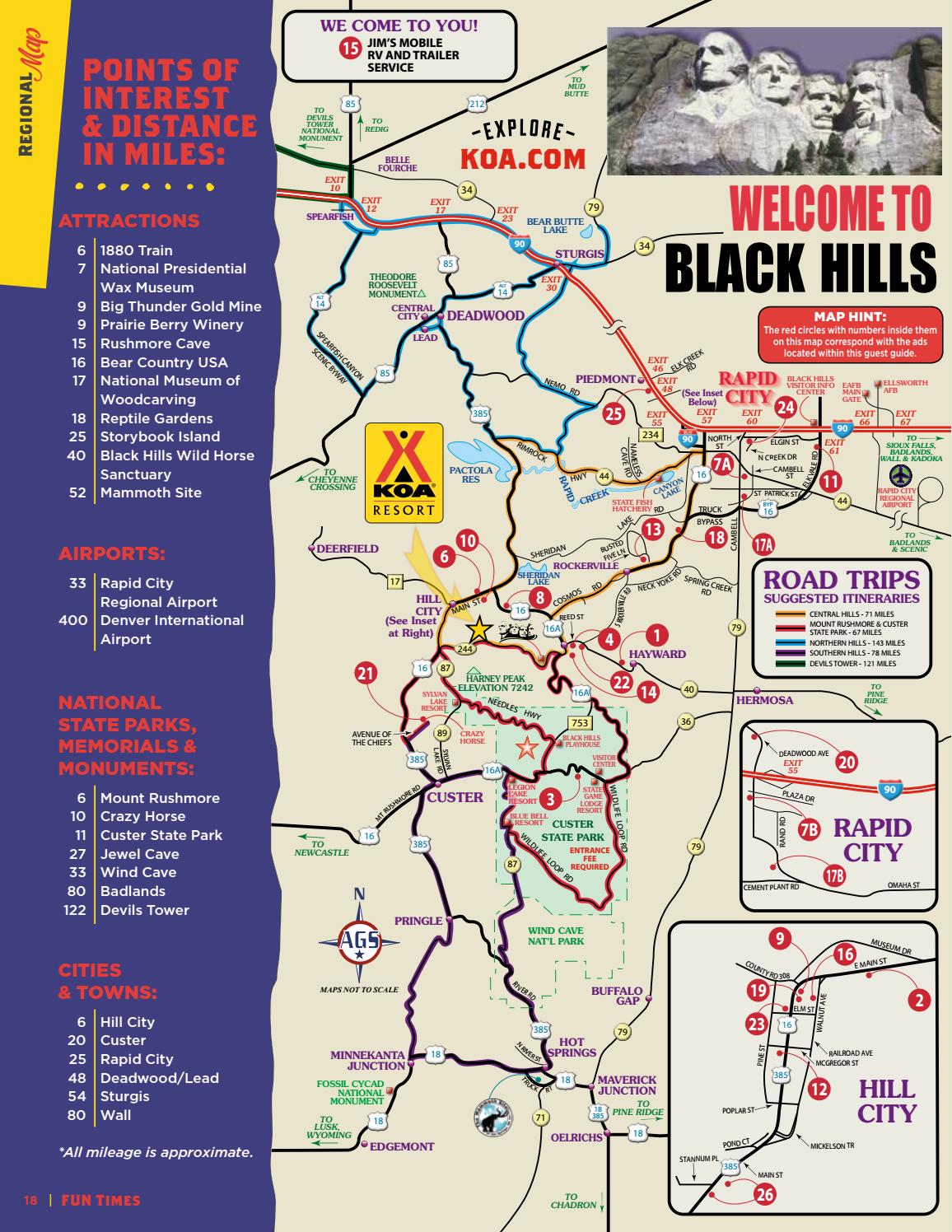 Mount Rushmore KOA at Palmer Gulch by AGS/Texas Advertising - Issuu