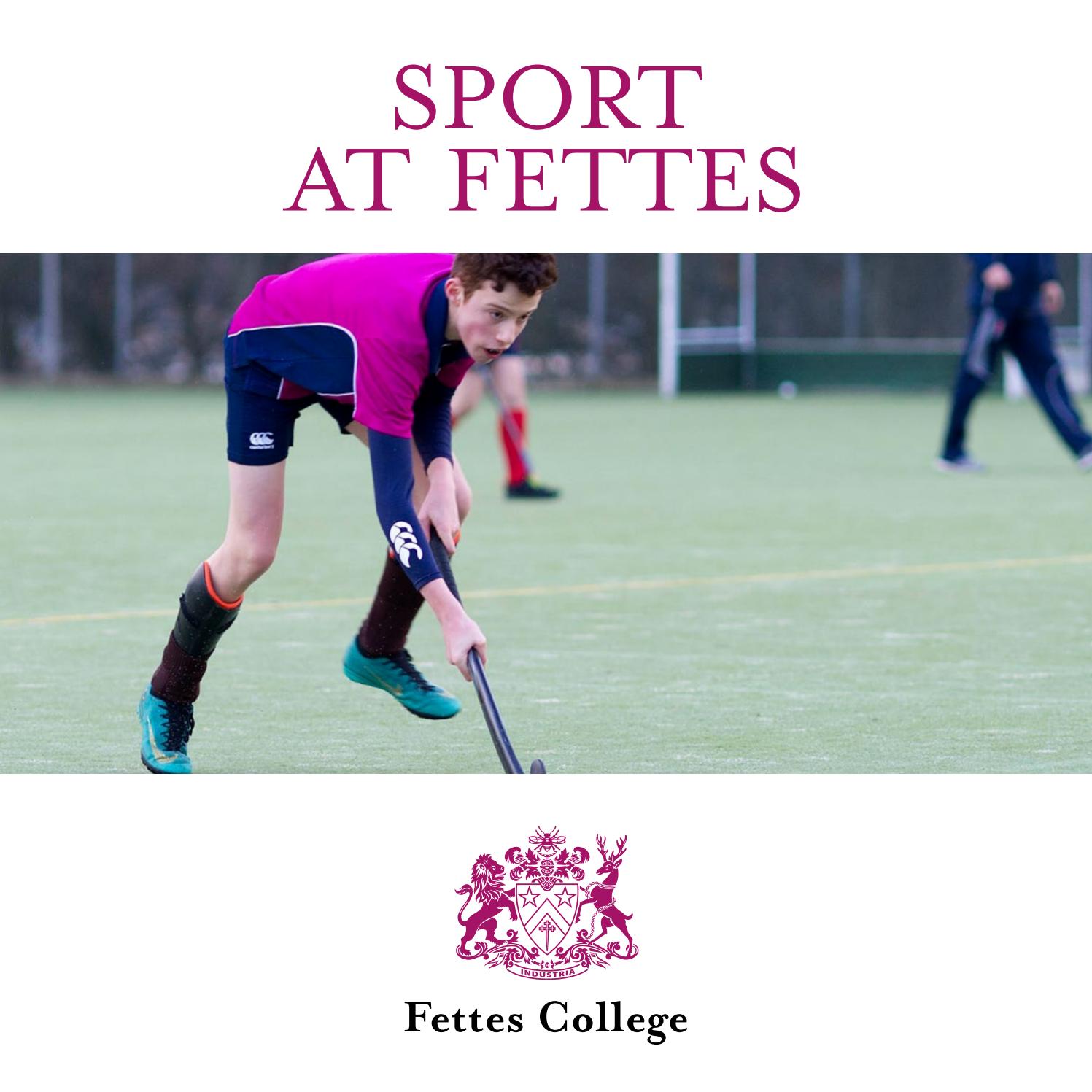 Sport at Fettes College by Fettes_College - Issuu