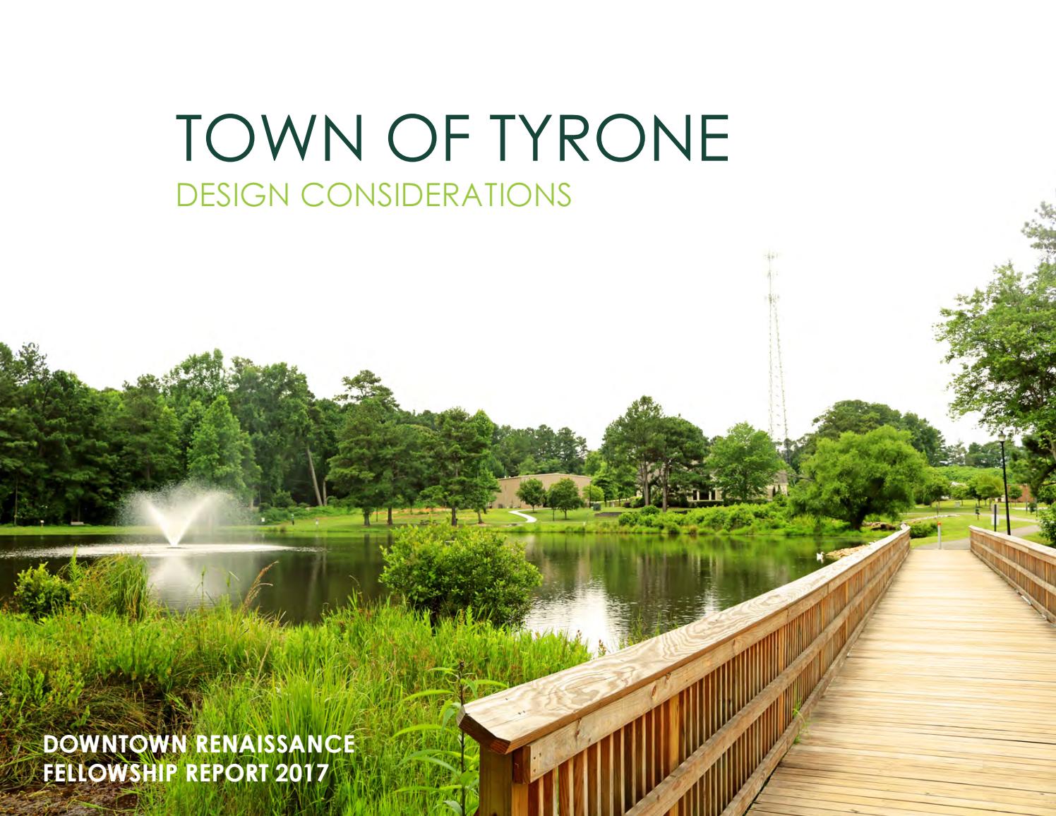 Town of Tyrone Design Considerations | 2017 by Spectrum Studio, Carl ...