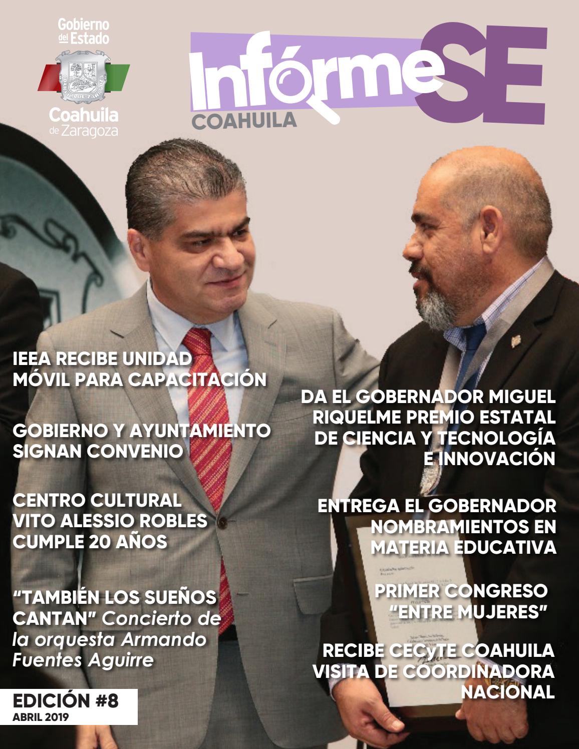 Revista InfórmeSE Coahuila ABRIL #8 by Gina Orozco - Issuu
